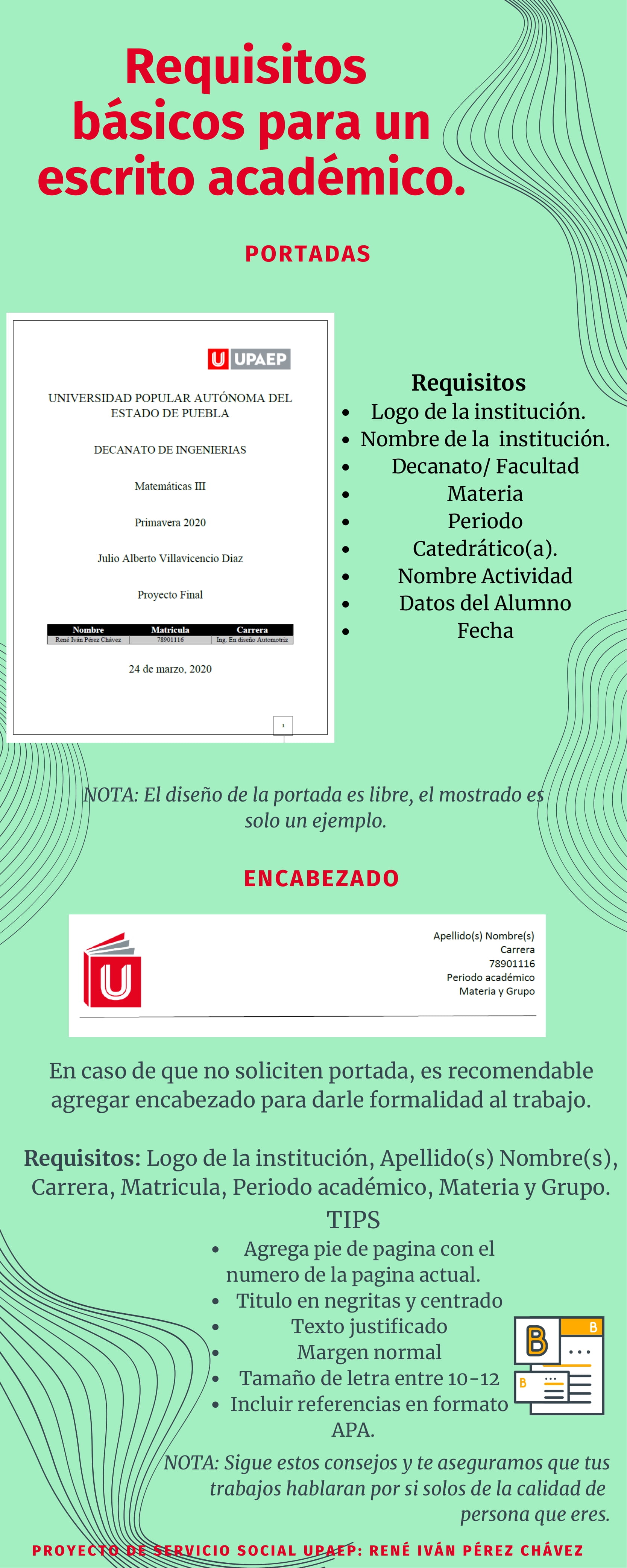 Infografías APA - CRAI UPAEP